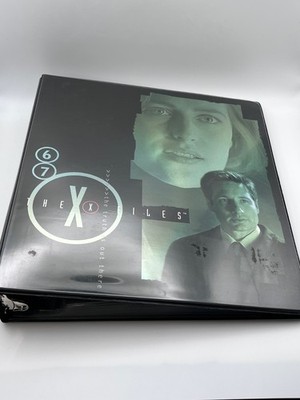 The X Files Seasons 6-7 Inkworks Trading Card Binder 2001 -complete w ...