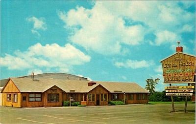 Cedar House Restaurant, SKANEATELES, New York Chrome Advertising ...