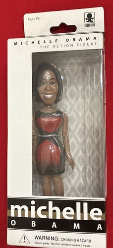 2009 Michelle Obama Jailbreak Collective Action Figure Red/Black Dress ...