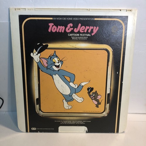 Tom & Jerry Cartoon Festival CED Movie | eBay