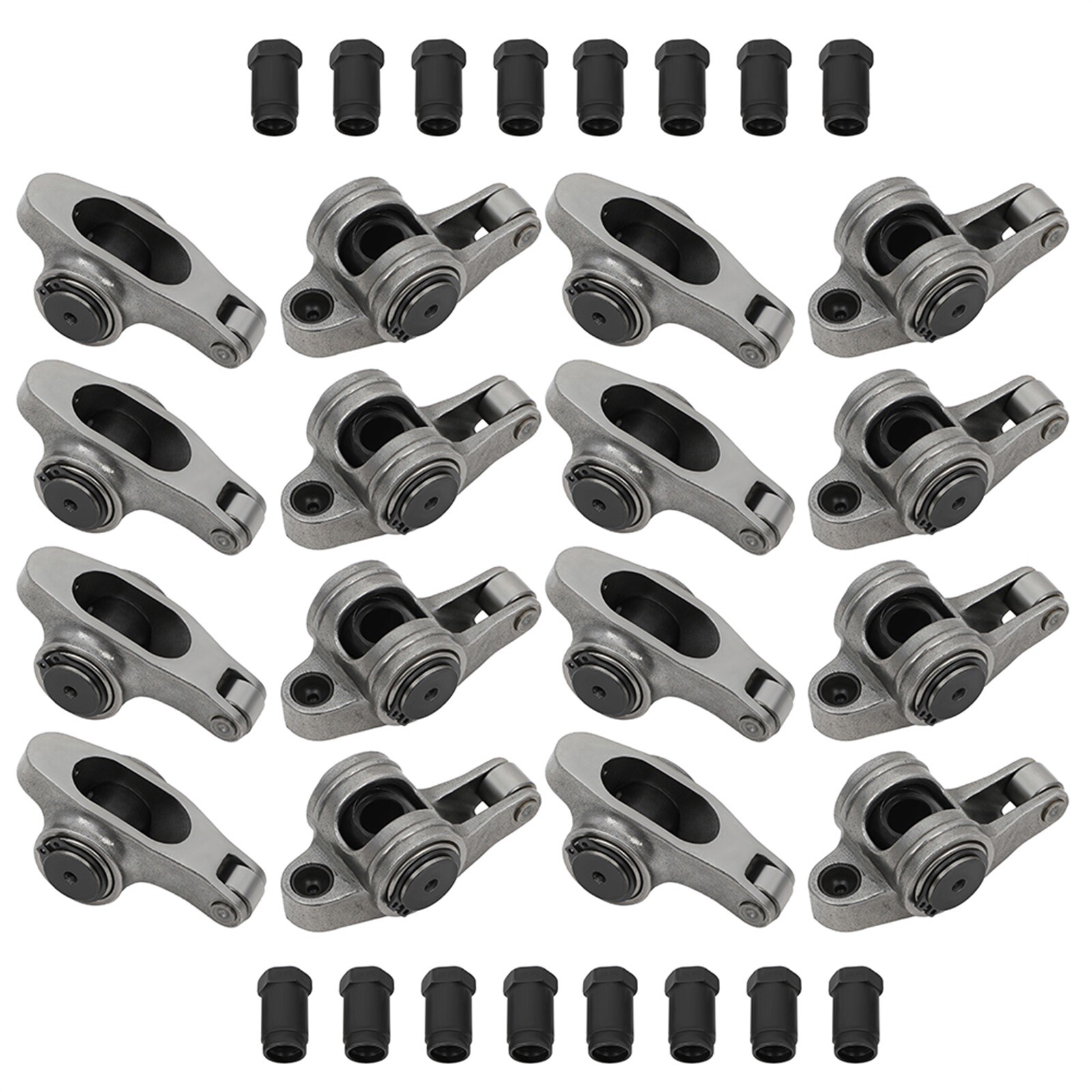 Stainless Steel Roller Rocker Arms For Chevy BBC 454 1.7 Ratio 7/16" | eBay