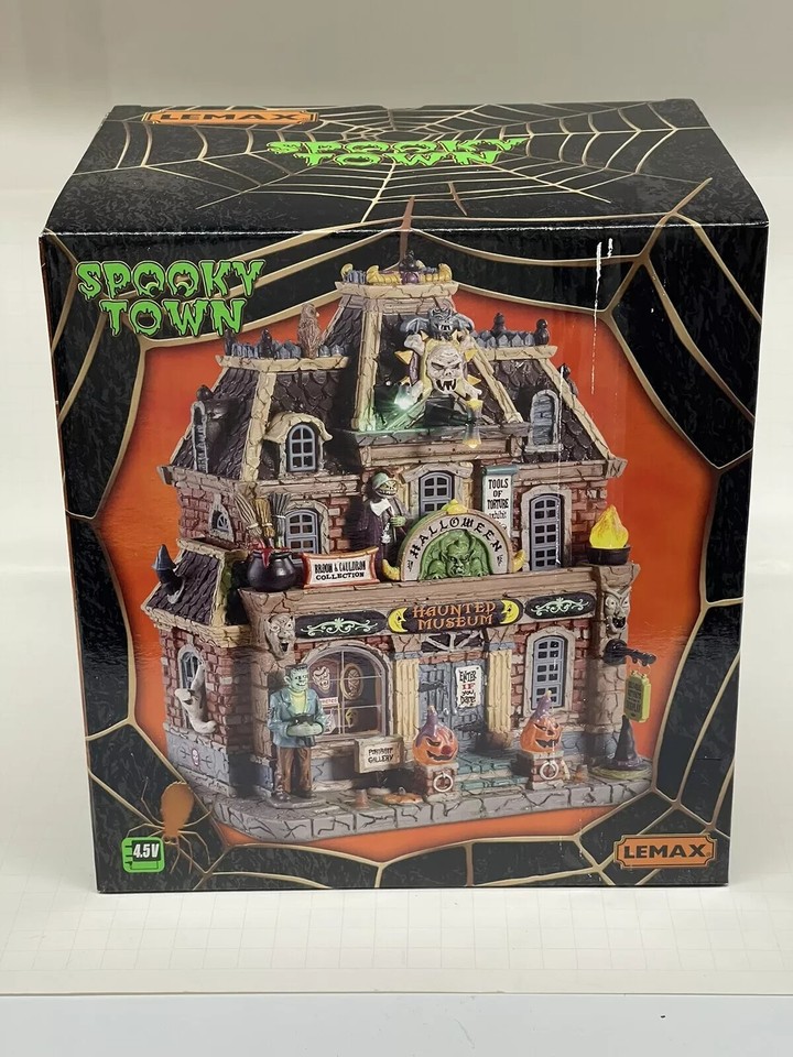 Lemax Spooky Town Haunted House Museum retired | eBay