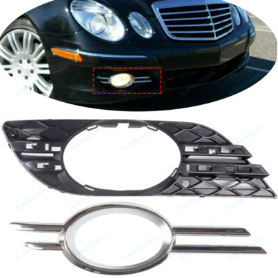 RH Front Fog Light Grille Molding Trim For Mercedes Benz W211 E E350 ...