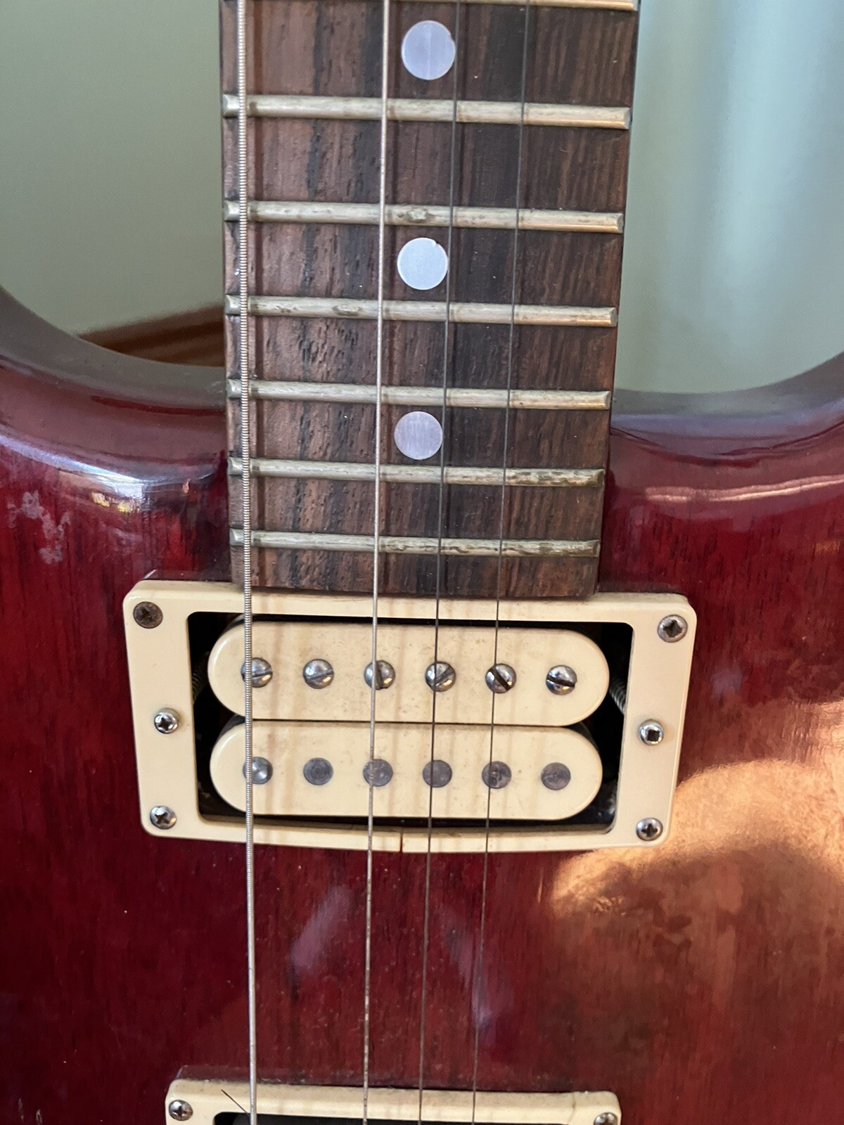 1978/79 Washburn Wing Series Transparent Red Raven Electric Guitar Made ...