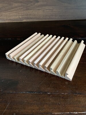 Lot of 12 Scrabble tile holders Wood Wooden letter holders trays ...