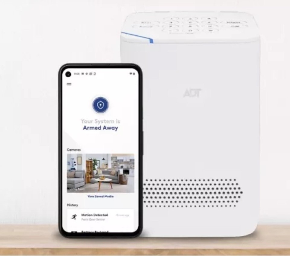 Blue By ADT Smart Home Hub S40LR0-01 Pearl Gray Never Used | eBay