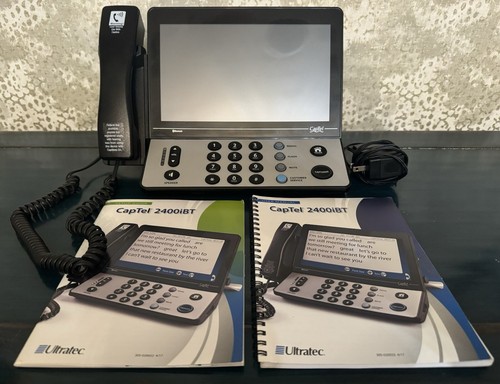 CapTel CAPTIONED TELEPHONE Model 2400iBT for HEARING IMPARRED in ...