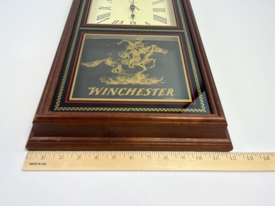 Vintage Hanover Winchester Quartz Wall Clock 19.5”x12” w/ Papers NOT ...