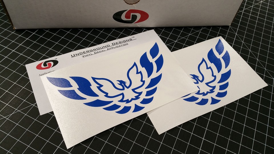 Firebird Decals (2pk) Pillar Window Stickers Fits 93-02 Pontiac Trans ...