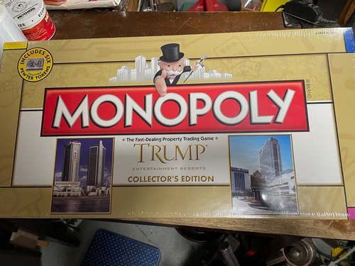 Hasbro Trump Entertainment Resorts Collector's Monopoly Game Board for ...