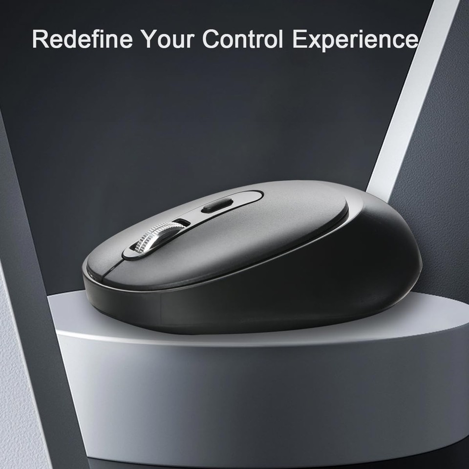 Wireless Mouse for Laptop, 2.4G Portable Computer Mouse, Ergonomic ...