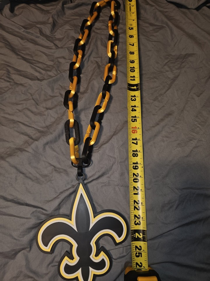 Oversized Saints Hype Chain. Hight Quality 3d Printed With Chain Black ...