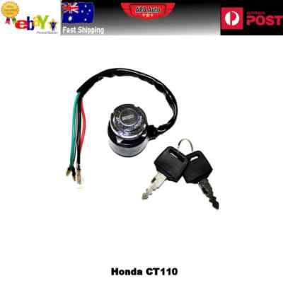 Ignition Switch Assembly 2 Keys For Honda CT110 CT 110 Postie Bike | eBay