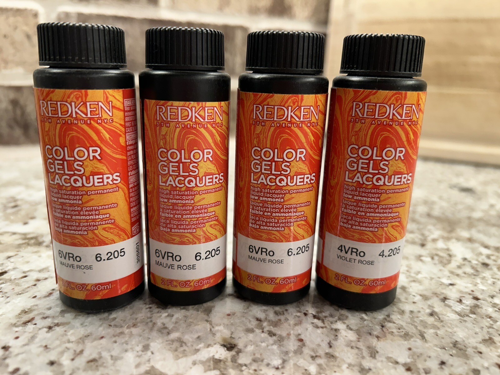 Redken Color Gel Lacquers Lot Of 4 - (3) 6vro And (1) 4vro | eBay