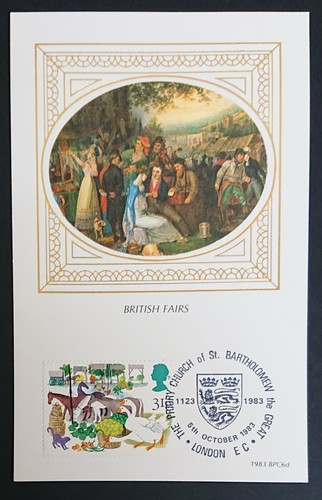 G.B. BENHAM F.D.C. POSTCARD - BRITISH FAIRS | eBay