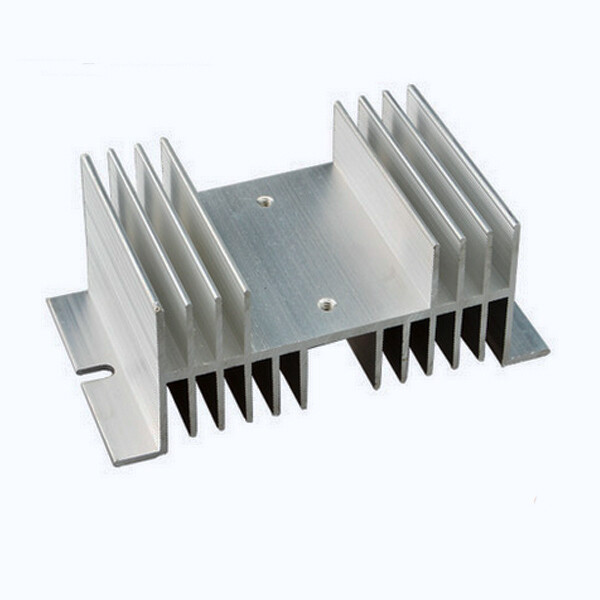 Aluminum Heat Sink Single Phase SSR Solid State Relay Dissipation 0-60A ...