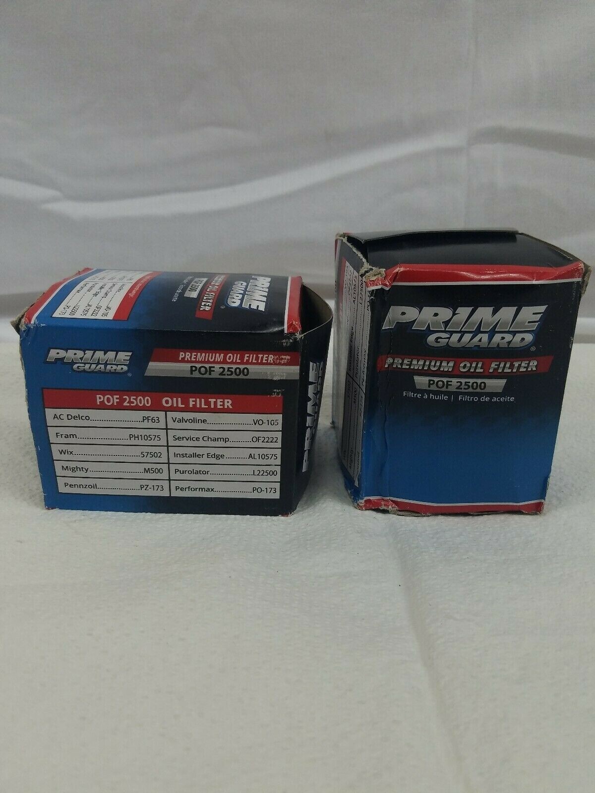 PRIMEGUARD POF2500 - cross reference oil filters | oilfilter ...