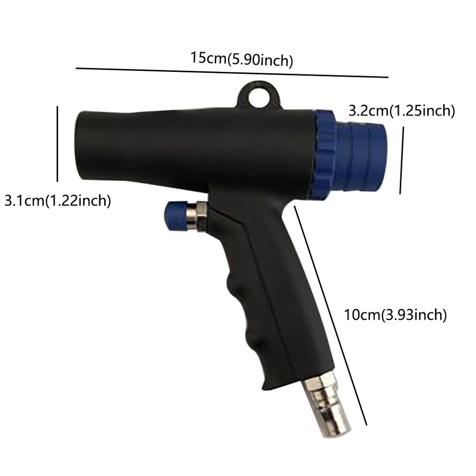 NEW Pneumatic Suction Gun Dust Blower Air Vacuum Blow Gun Cleaning Tool ...