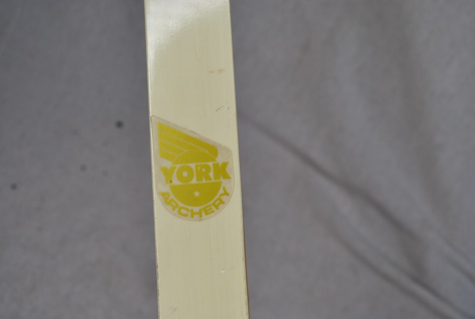 vintage york archery wooden recurve bow model sh-wpe 25 pound | eBay