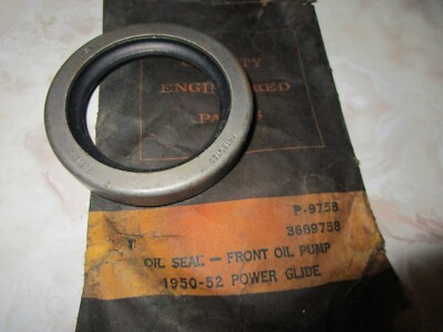 NORS Front Oil Pump Body Oil Seal 1950 1951 1952 Chevrolet w ...