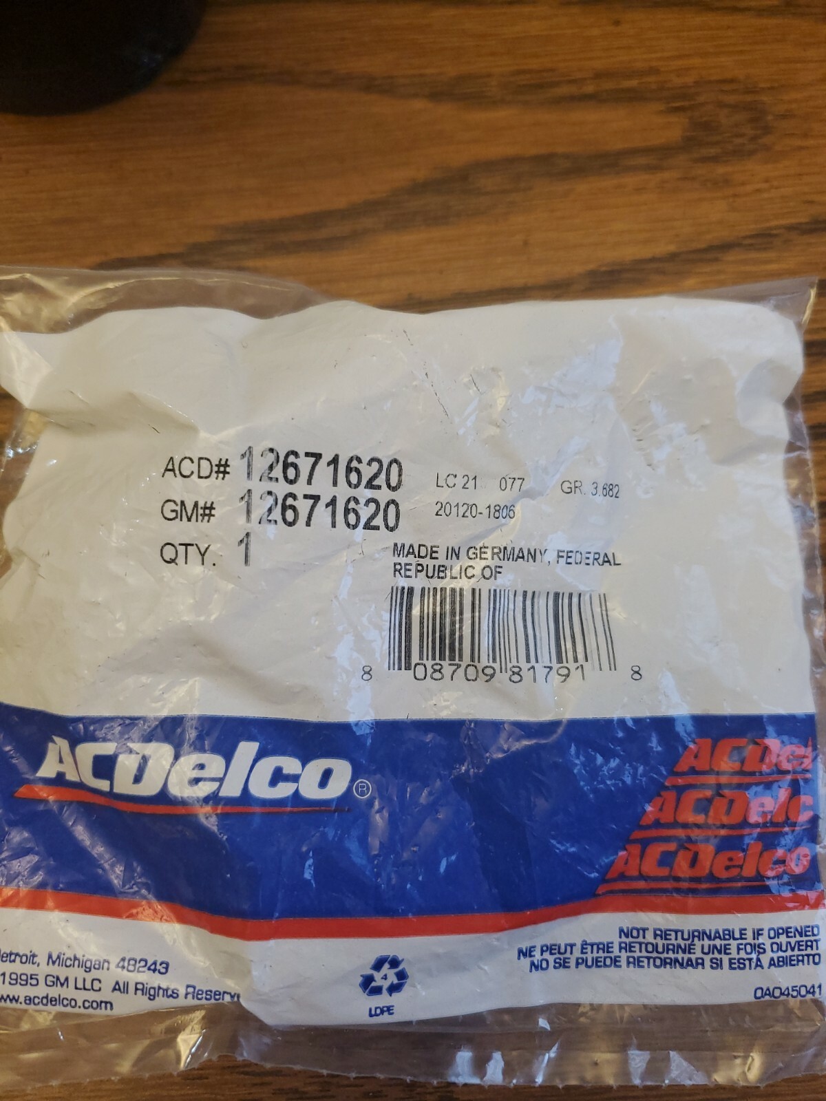 OEM Buick, Cadillac, Chevrolet, GMC Air Flow Meter 12671620 | eBay