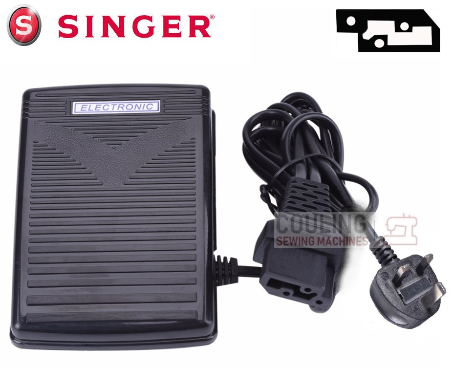 SINGER Overlocker Older 14U Foot Control Pedal & Lead + Others Type 1 ...