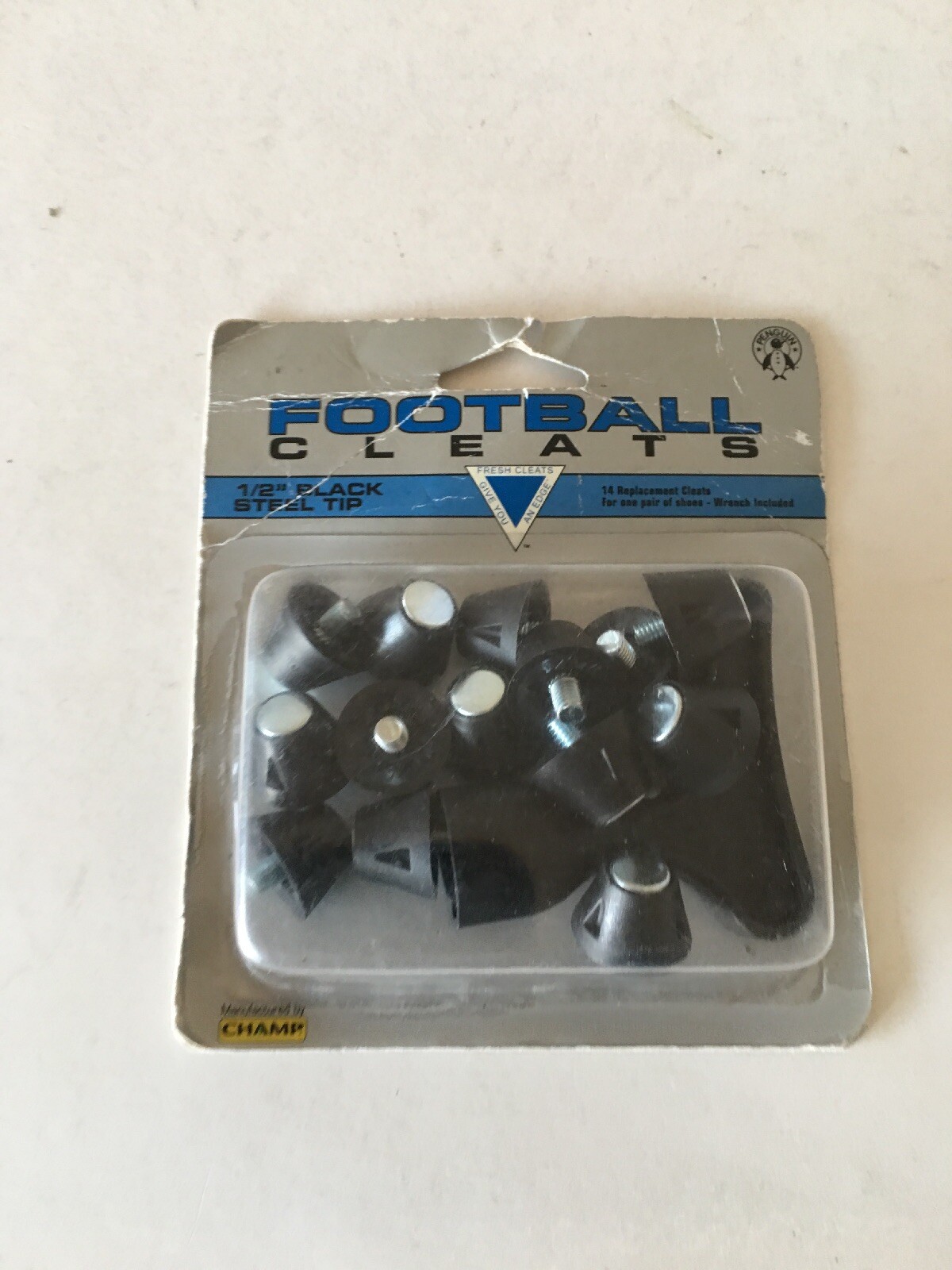 New Penguin 1/2" Inch Replacement Football Cleat Black w/ Wrench (14 ...