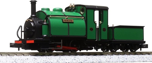 KATO/PECO OO-9 Small England Princess Green 51-201F Steam Locomotive ...