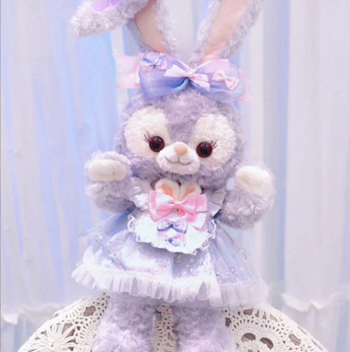 50CM Disney Duffy Friend Stella Lou Rabbit Plush Toy Stuffed Doll Kids ...