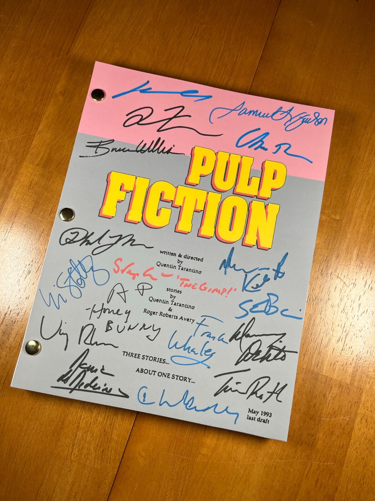 Pulp Fiction Script Signed- Autograph Reprints- 161 Pages | eBay