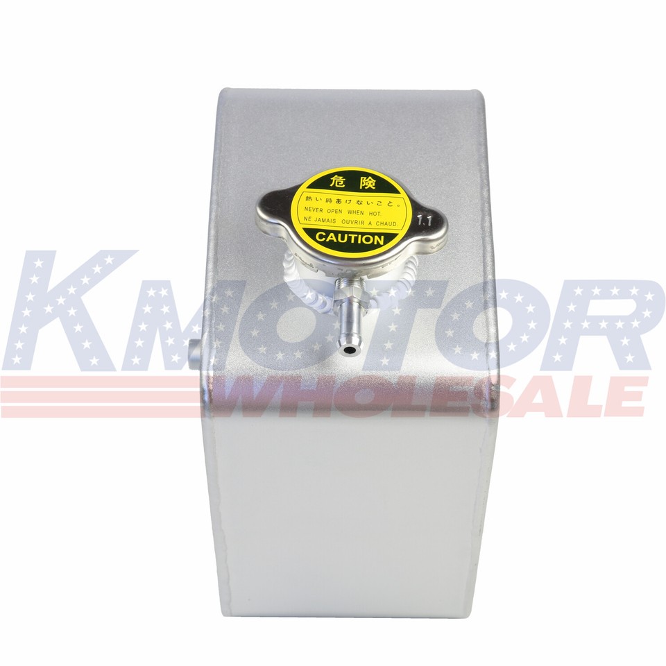 Universal Aluminum Coolant Radiator Overflow Recovery Water Tank Bottle ...