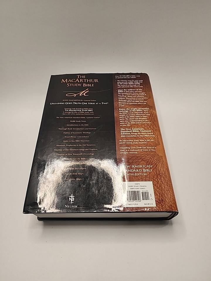 NASB The Macarthur Study Bible by John MacArthur Updated Edition ...