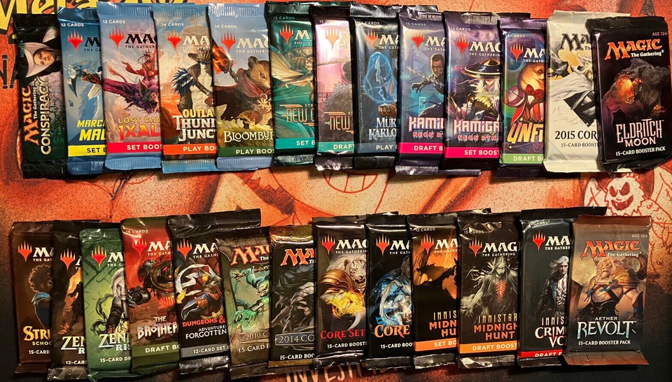 Magic the Gathering Booster Packs | Huge Variety | Vintage Draft Set ...