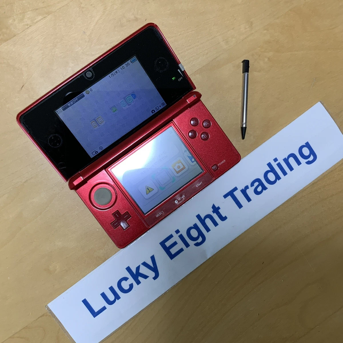 3ds Metallic Red