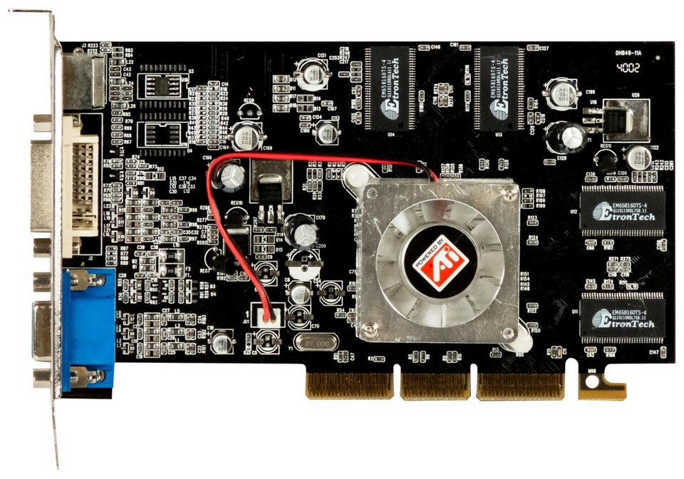 Graphics Card ATI RADEON 9000 64MB DDR DH849-11A AGP | eBay