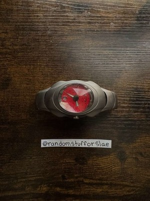 *PLEASE MSG FIRST*Oakley Time Bomb Titanium Watch Red | eBay