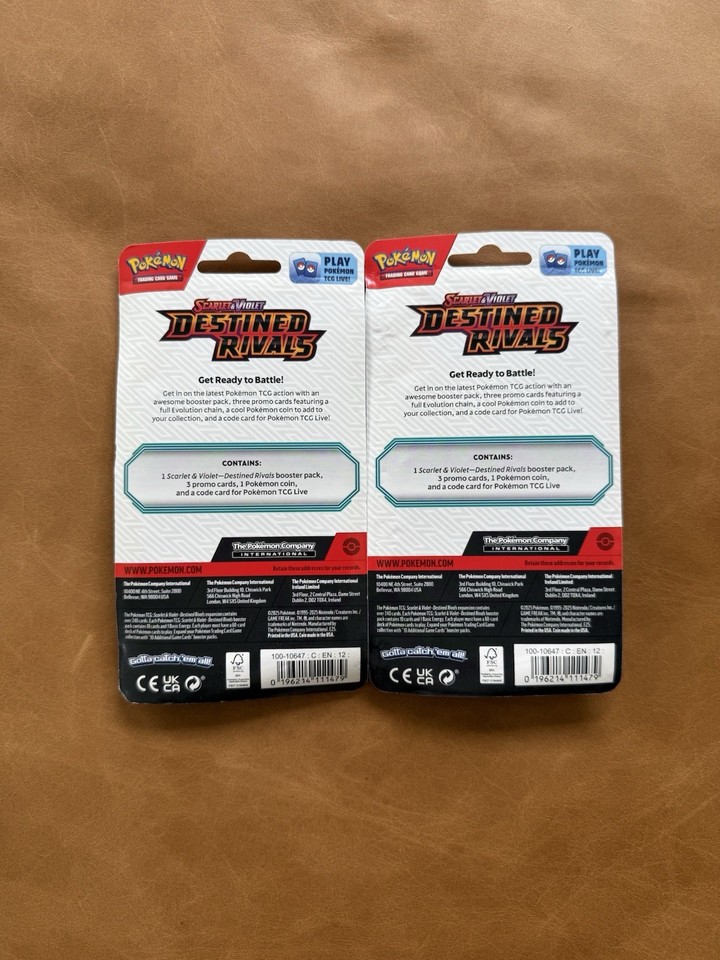 Pokémon: Destined Rivals Premium Checklane Blister Set | eBay