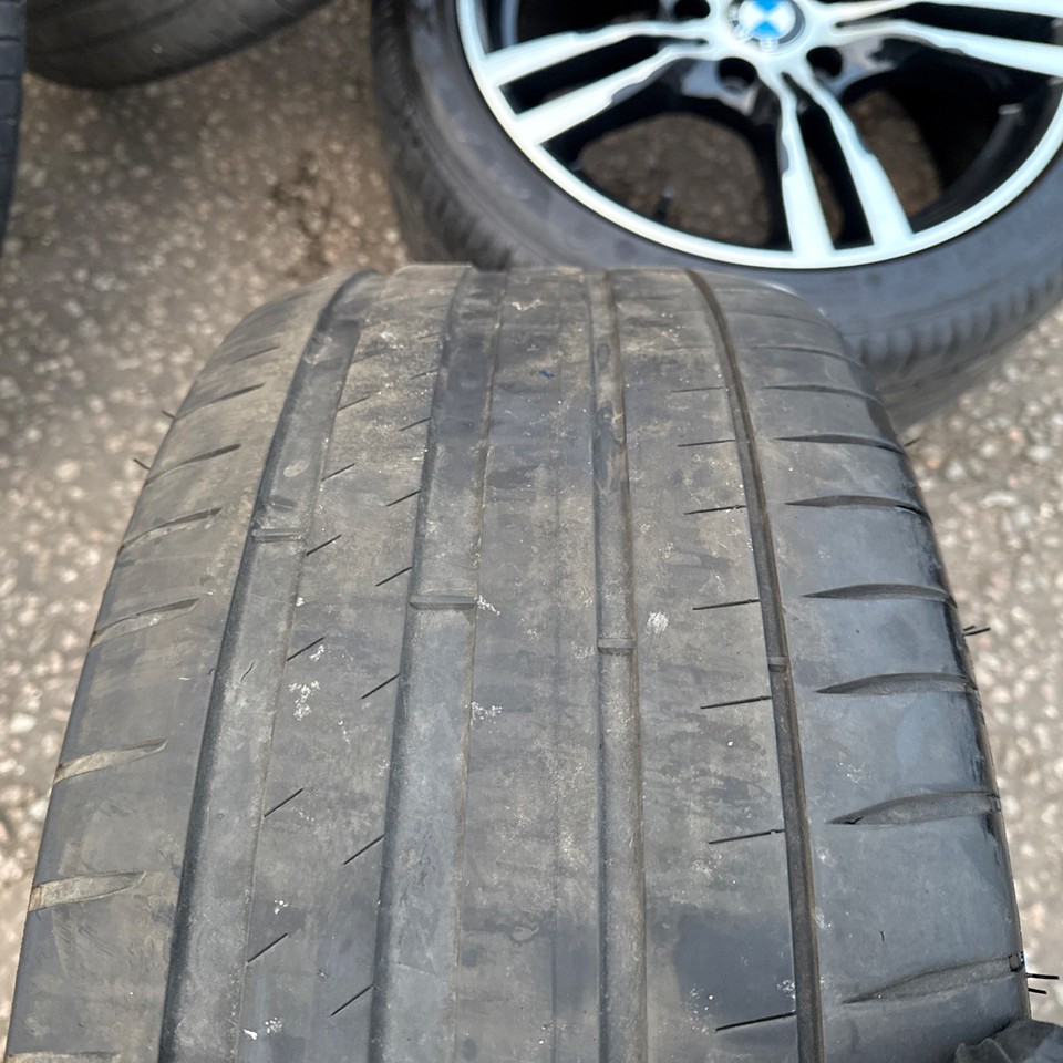 18" BMW Style 400m alloy wheels & tyres staggered 3 4 series 5x120 F30 ...