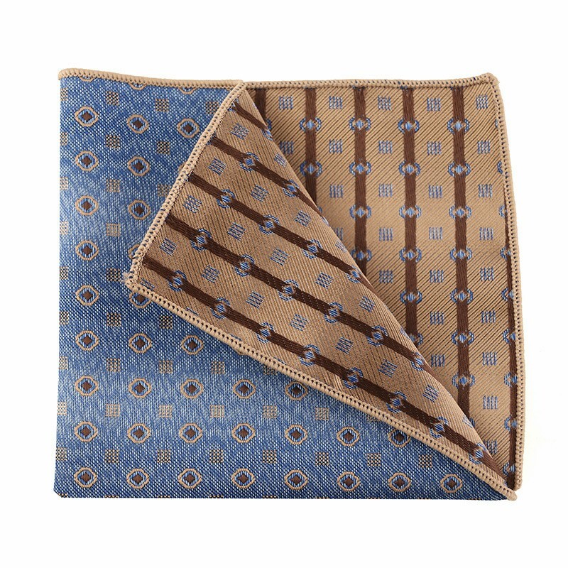 Silk Suit Pocket Square Set Men's Handkerchiefs Vintage Business ...