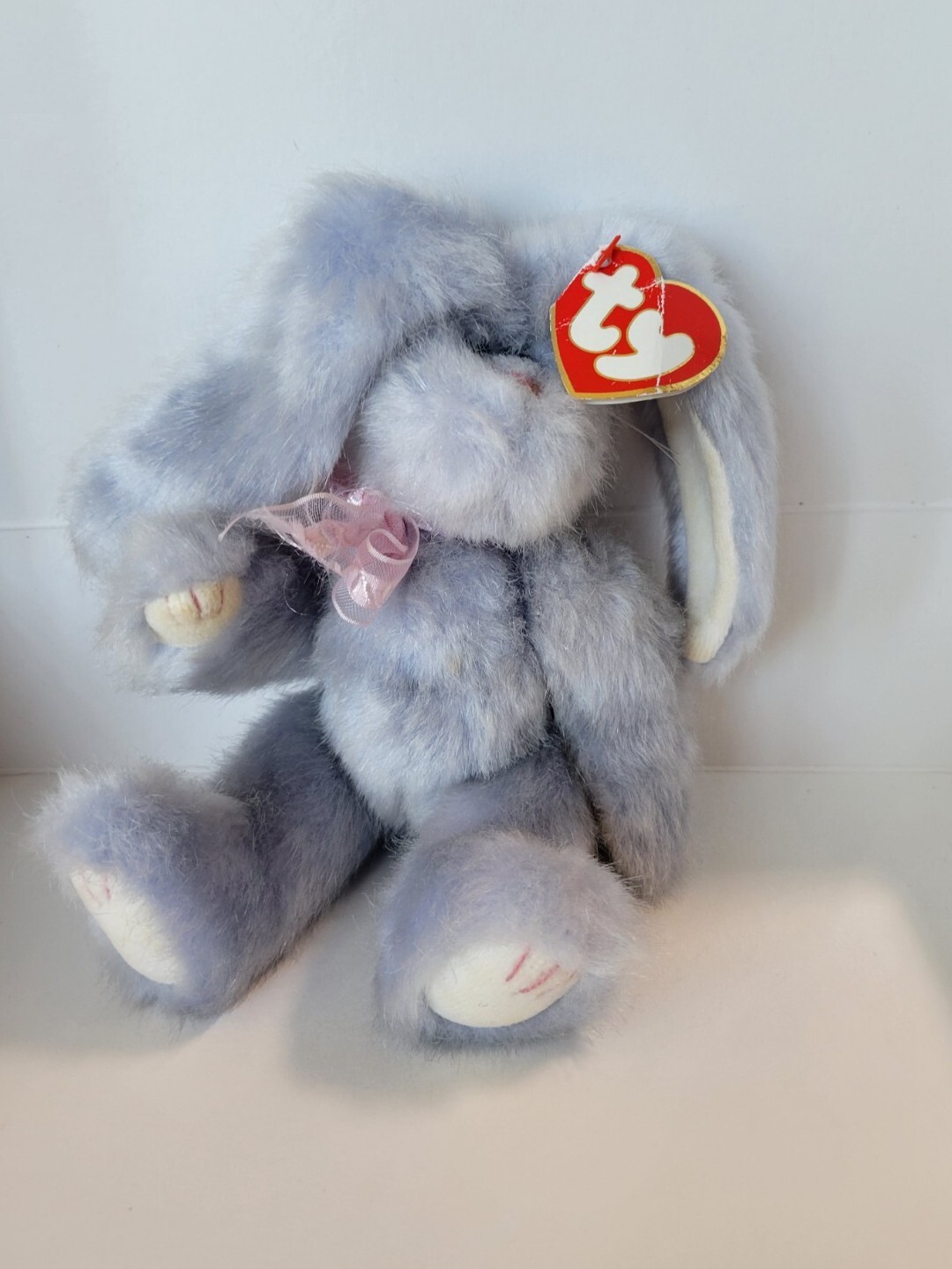 VTG TY Attic Treasures Piccadilly Purple Bunny Rabbit Jointed Plush NWT ...