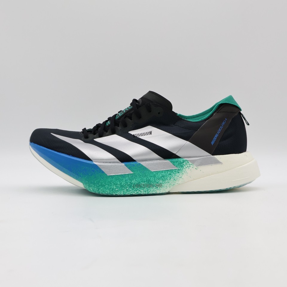 JR6365 adidas Adizero Adios Pro 4 Core Black Matte Silver Glory Green ...