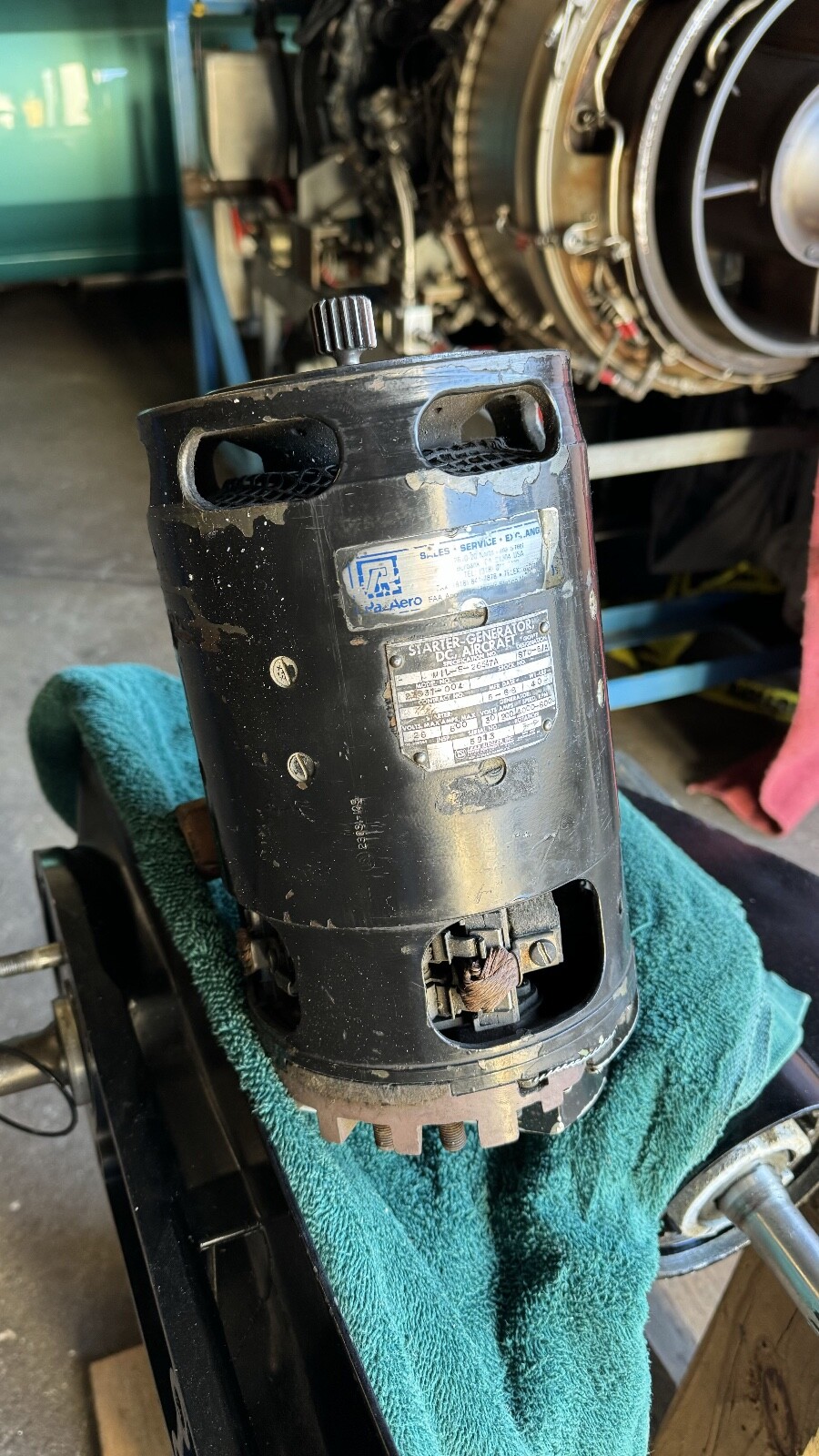 Lycoming Helicopter Engine T53-L11 Bell UH1 Engine Starter Generator | eBay