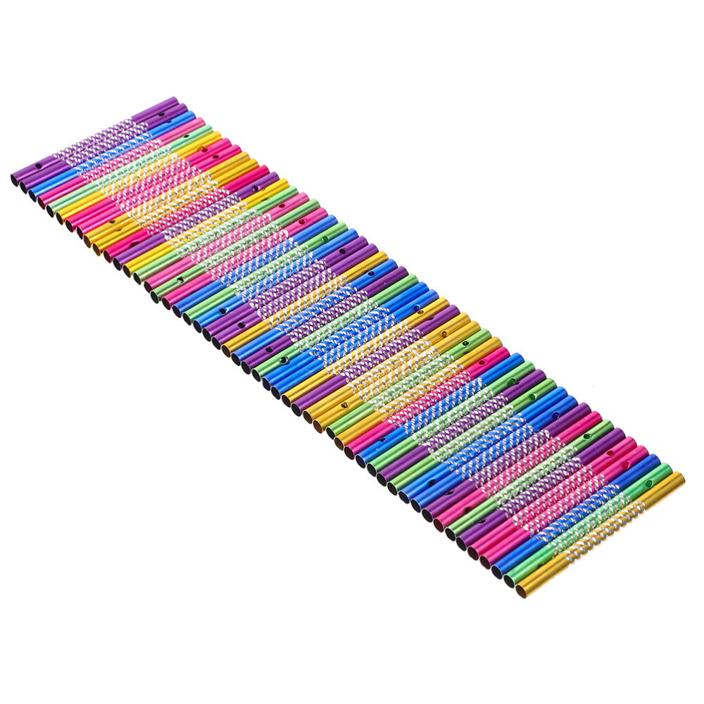 100 Pcs Wind Chime Tubes Toy for Kids DIY Chimes Pendants Pipe Set ...