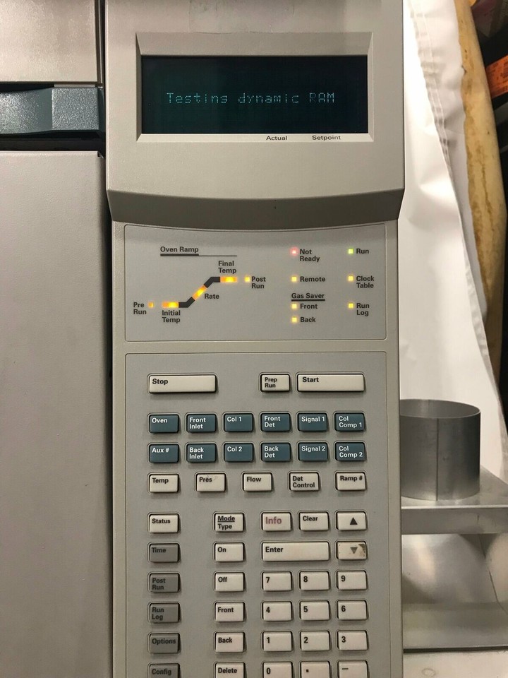 HP Agilent 6890 Gas Chromatography System Injector ,controller G1530A ...