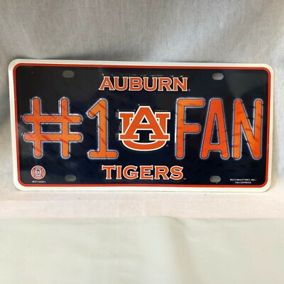 AUBURN TIGERS NCAA METAL LICENSE PLATE AUTO TAG FREE SHIPPING | eBay