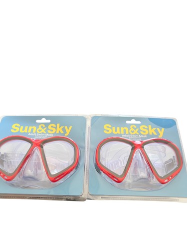 Sun & Sky Adult Swim Mask - Shatterproof Lenses, Extra-Wide Viewing ...