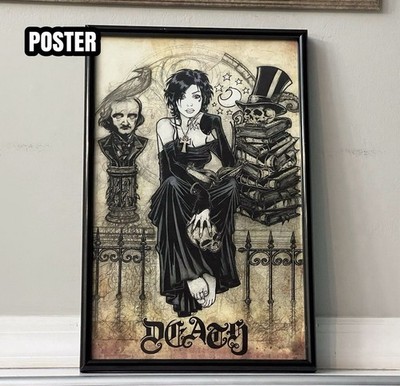 Sandman Death Gothic Goth Art Poster | eBay