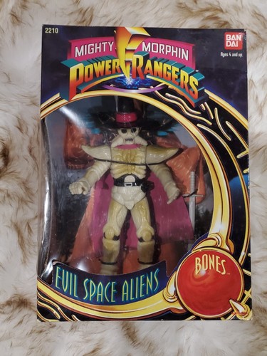NEW MIB Mighty Morphin Power Rangers "Bones" Evil Space Aliens by Ban ...