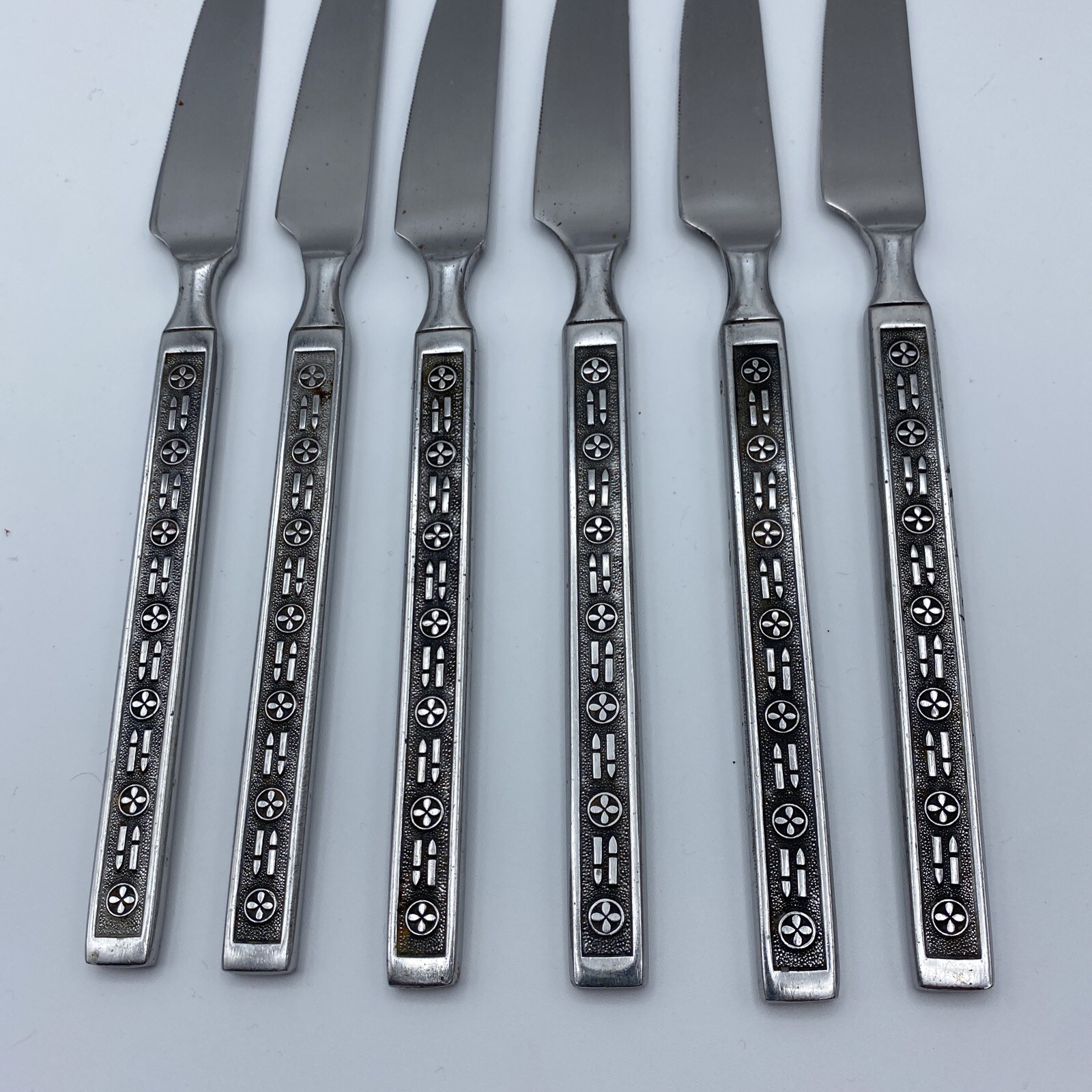 Stanley Roberts MATADOR Stainless Japan Flatware Set Of 6 Dinner Knives ...
