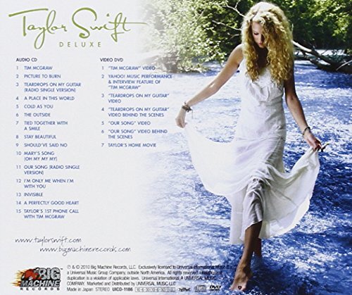 Taylor Swift Deluxe Edition Japan Edition CD+DVD Debut Album from Japan ...